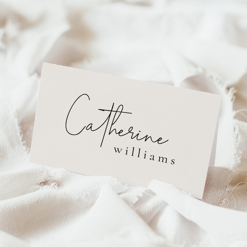 Tented Place Cards - Etsy