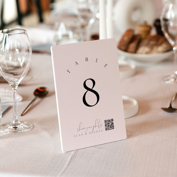 Table Number Marker - Etsy