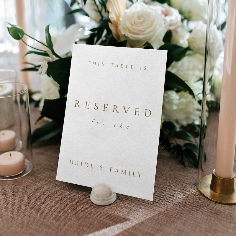 Reserved Sign - Etsy