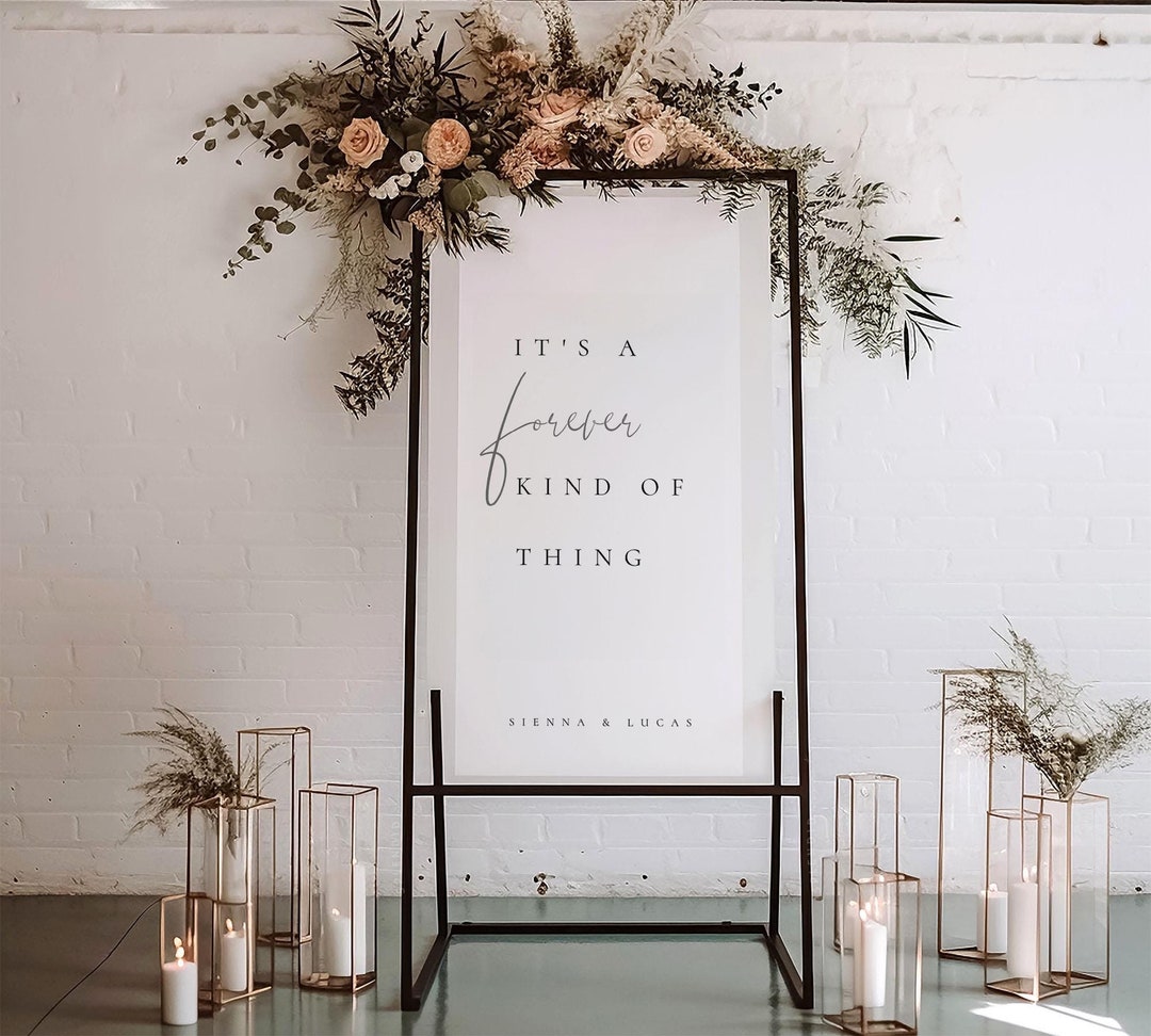 Wedding Welcome Sign Template, Engagement Rehearsal Dinner Welcome Sign ...