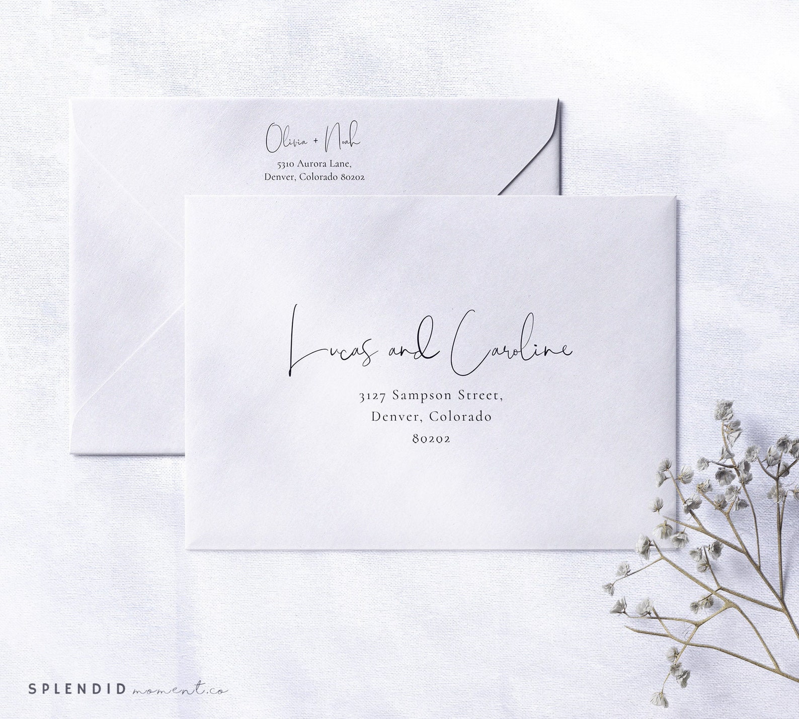 Modern Wedding Envelope Template Printable Wedding Envelope - Etsy