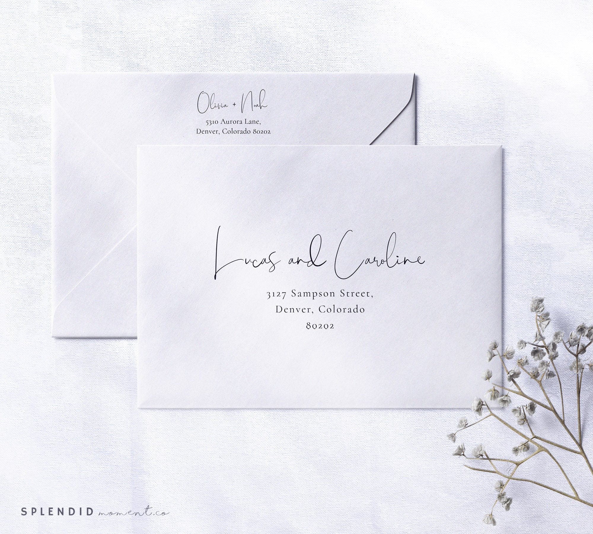 Modern Wedding Envelope Template Printable Wedding Envelope - Etsy