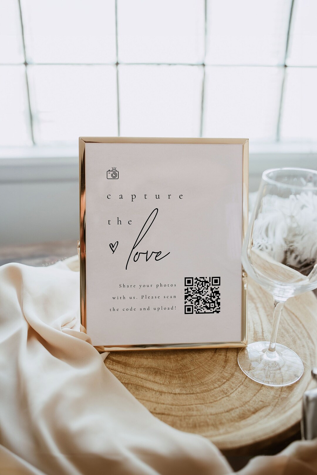 Modern Capture the Love Sign Template, Share Your Photos Wedding Sign ...