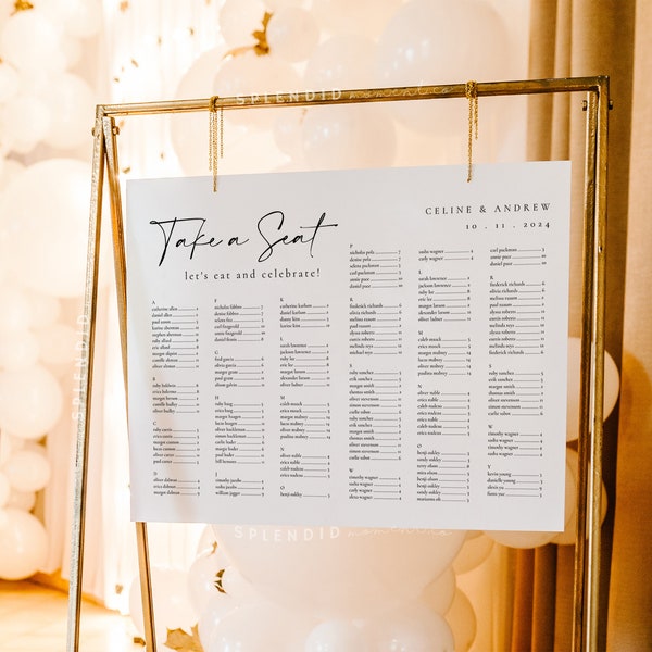 Diy Seating Chart - Etsy