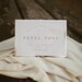 Modern Wedding Petal Toss Sign Template, Exit Flower Toss Sign ...