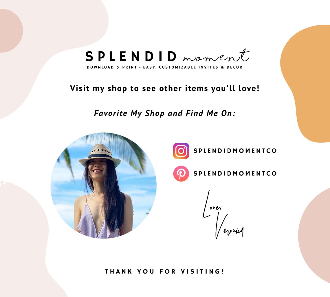 Gold Wedding Timeline Sign Template Minimal Timeline Card - Etsy