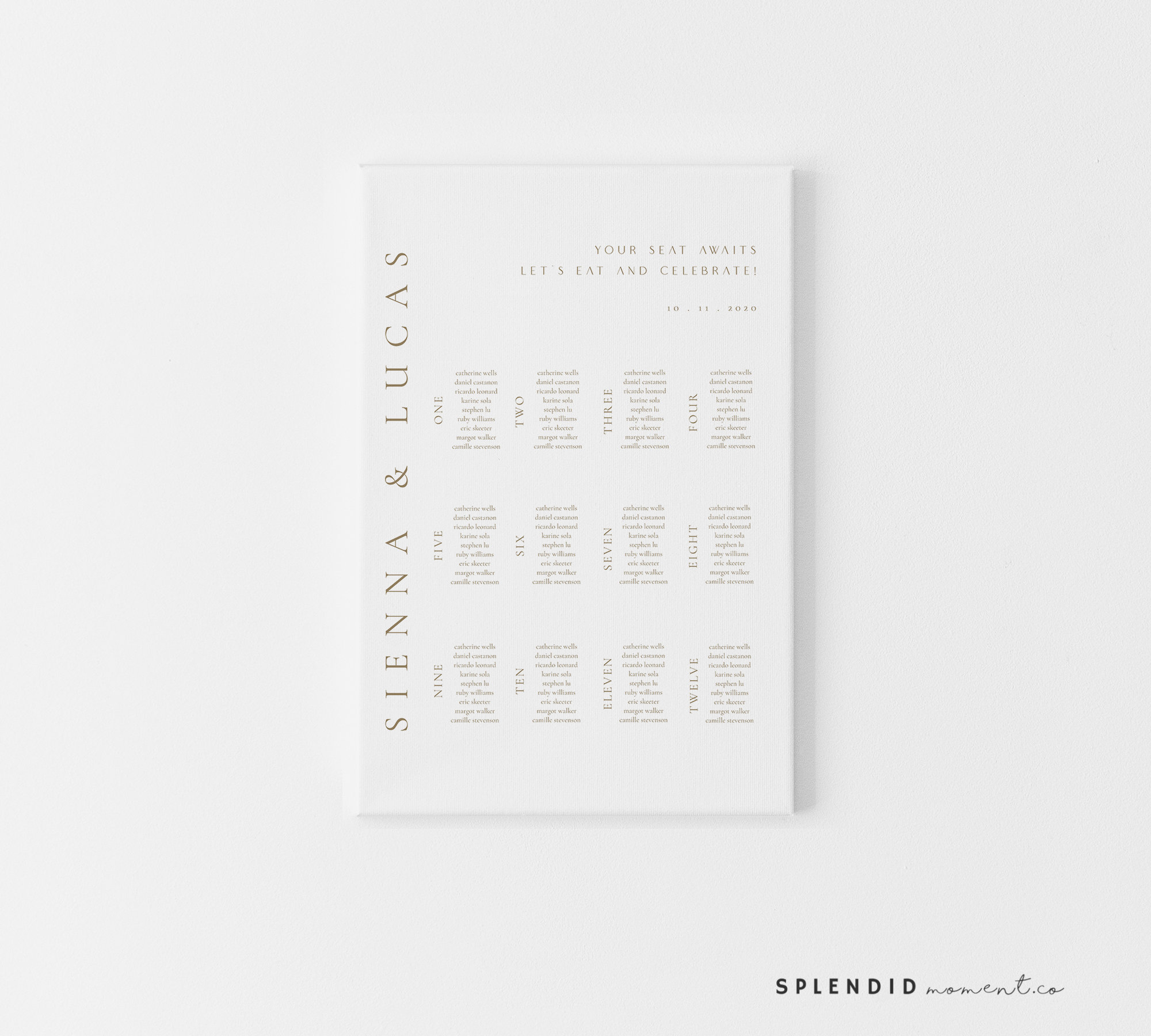 Minimal Wedding Seating Chart Sign Template Modern Gold Etsy Minimal Wedding Seating Chart Sign Template Modern Gold Etsy