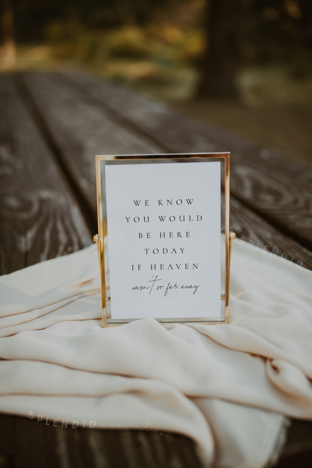 Memory Heaven Sign Template, in Memory Tribute Sign, Wedding ...