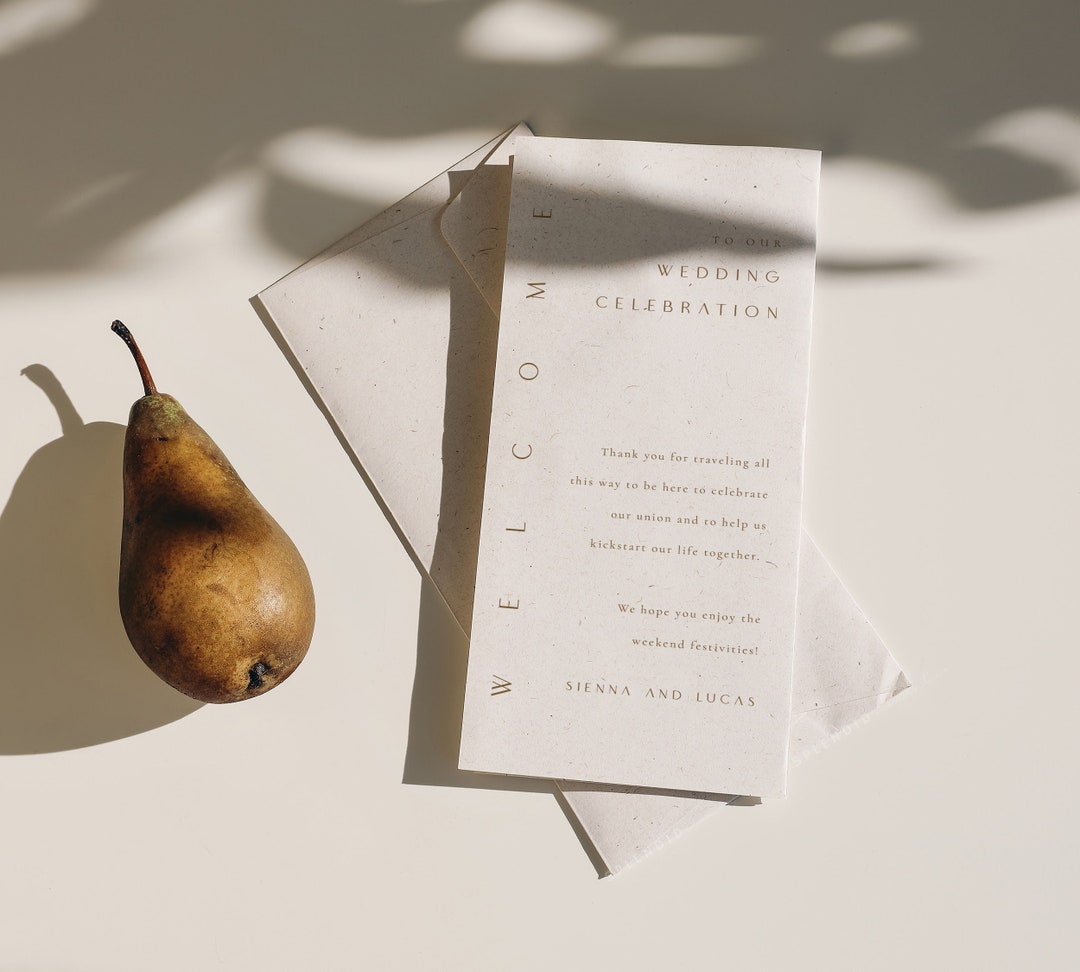 Order of Events Timeline Card Template, Gold Wedding Itinerary Card ...