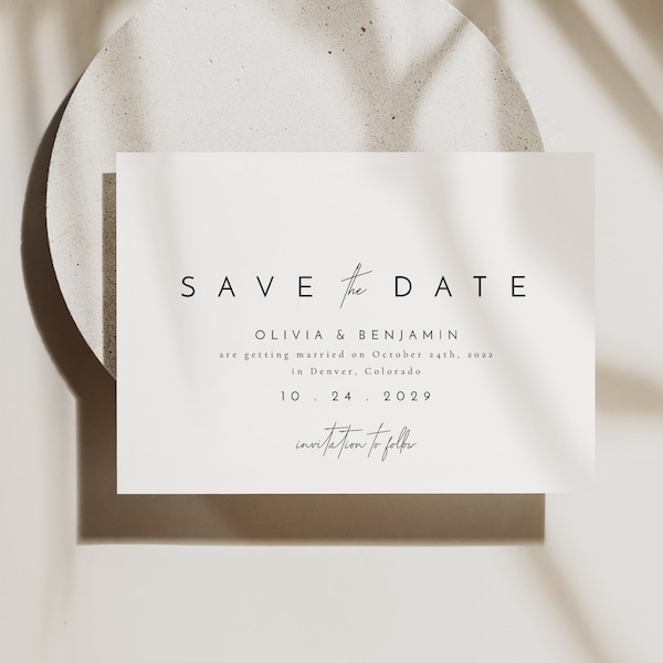 Diy Save the Date - Etsy UK