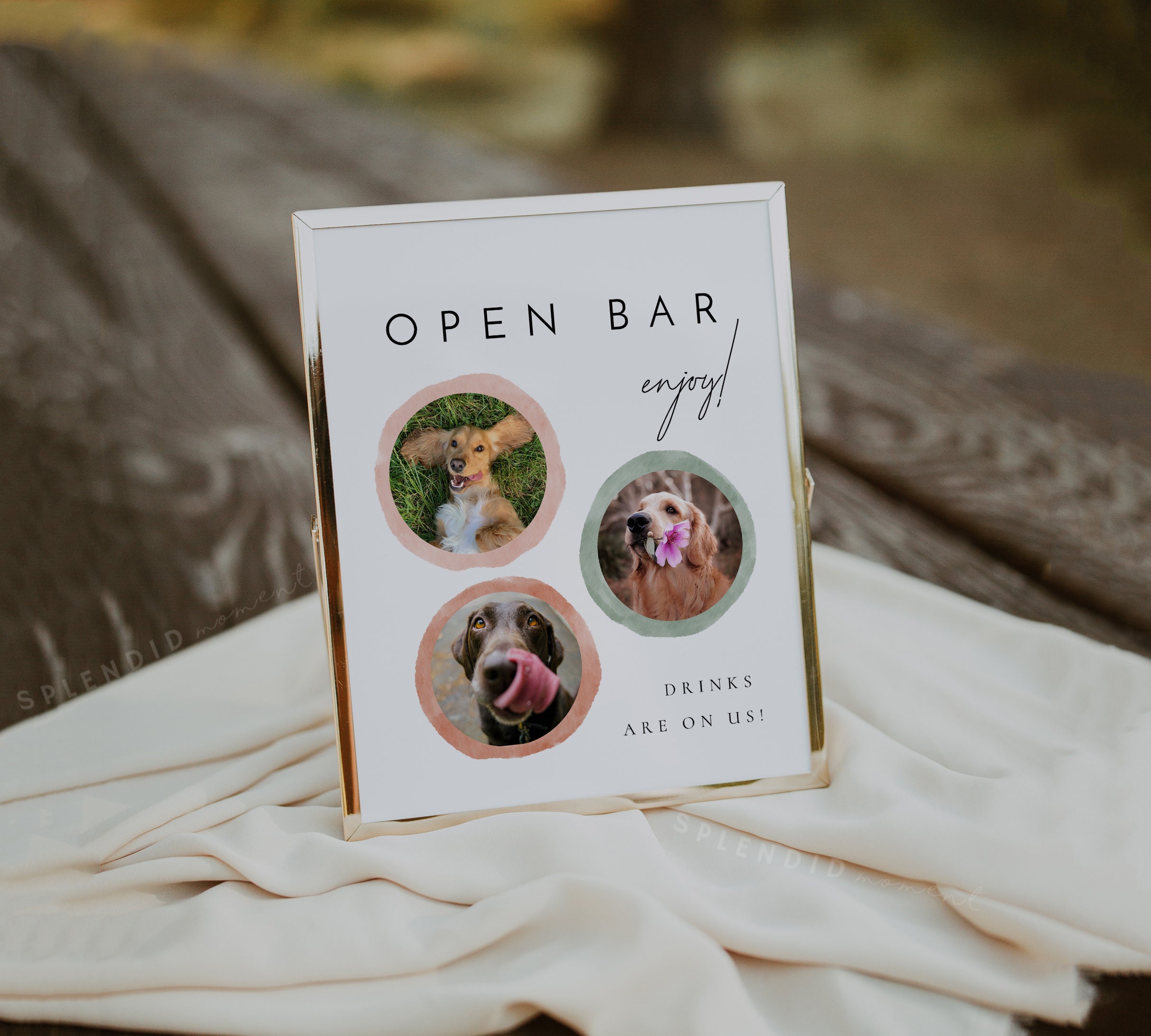 Open Bar Sign Template Pets Bar Sign Pet Sign Open Bar - Etsy