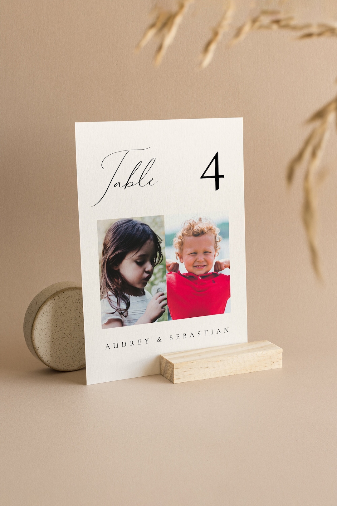 Wedding Table Numbers Template, Photo Table Numbers, Printable Table ...