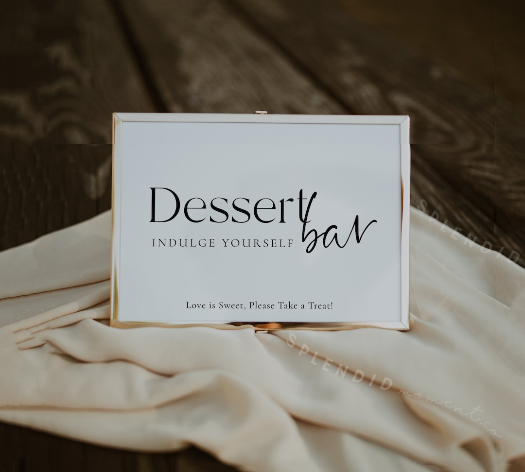 Modern Dessert Sign Download, Love is Sweet Please Take A Treat Sign ...