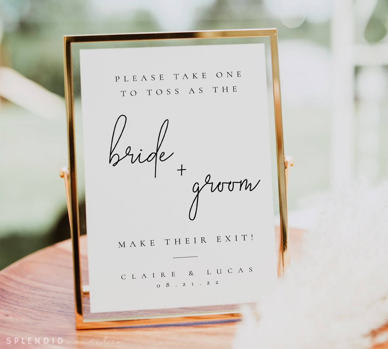 Flower Toss Sign Petal Toss Sign Printable Petal Flower Toss - Etsy