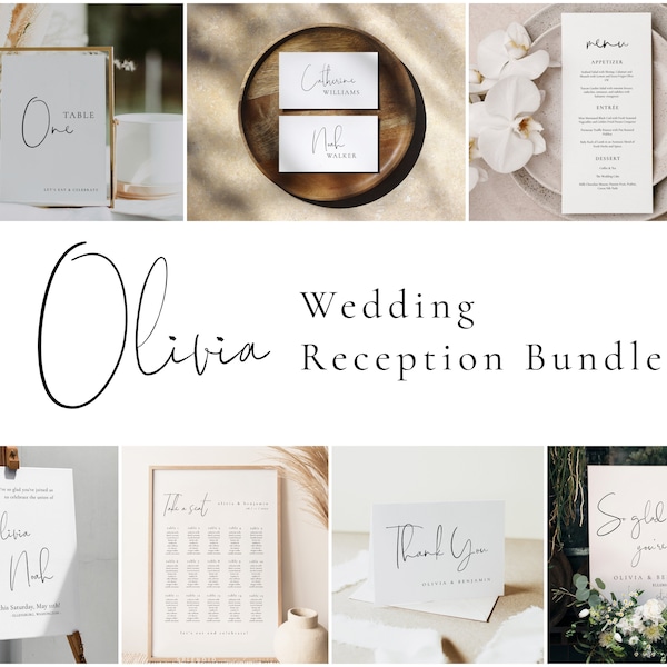 Reception Sign - Etsy