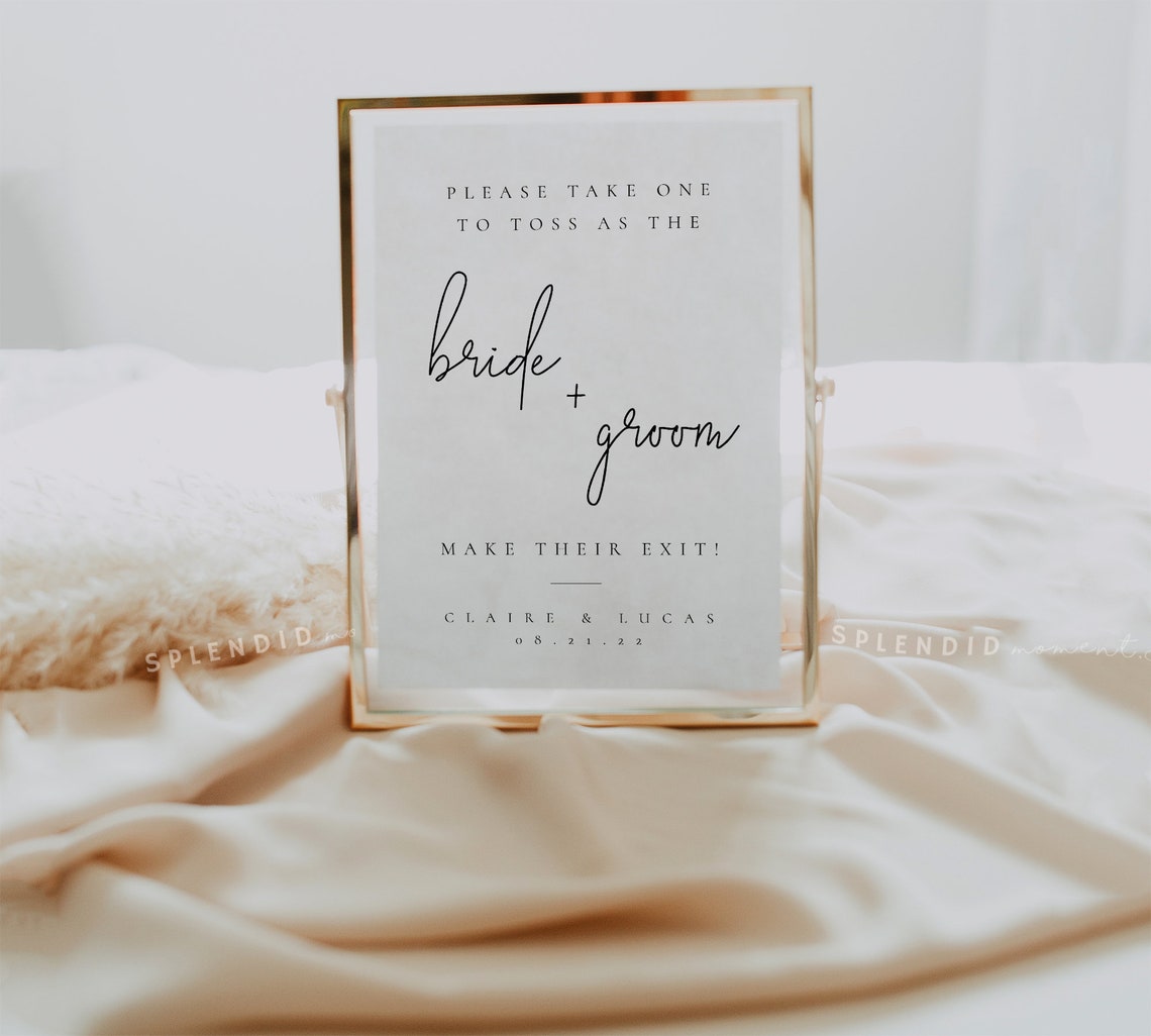 Flower Toss Sign Petal Toss Sign Printable Petal Flower Toss - Etsy