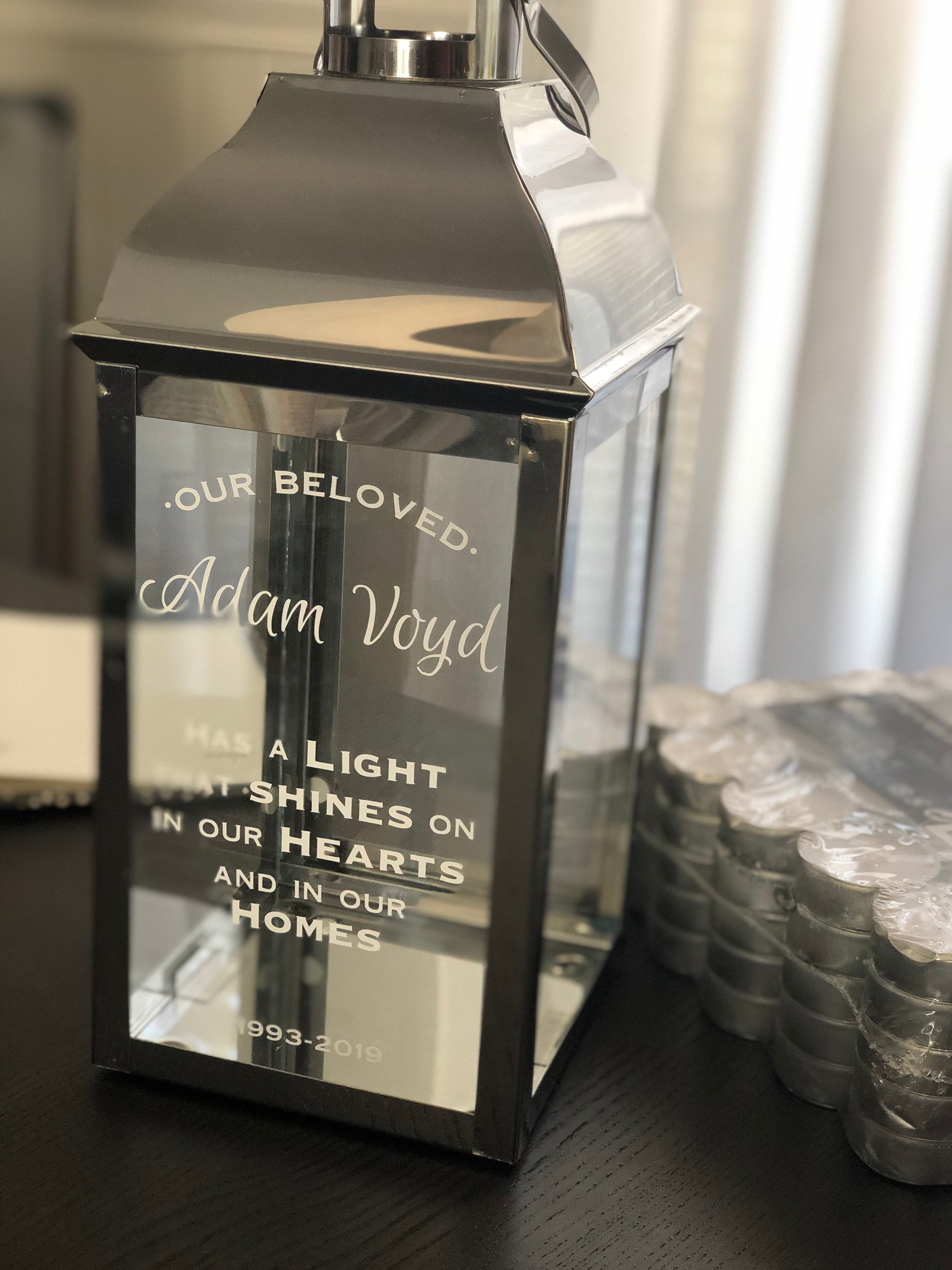 Custom Memorial Lantern to Remember Your Loved Ones - Etsy