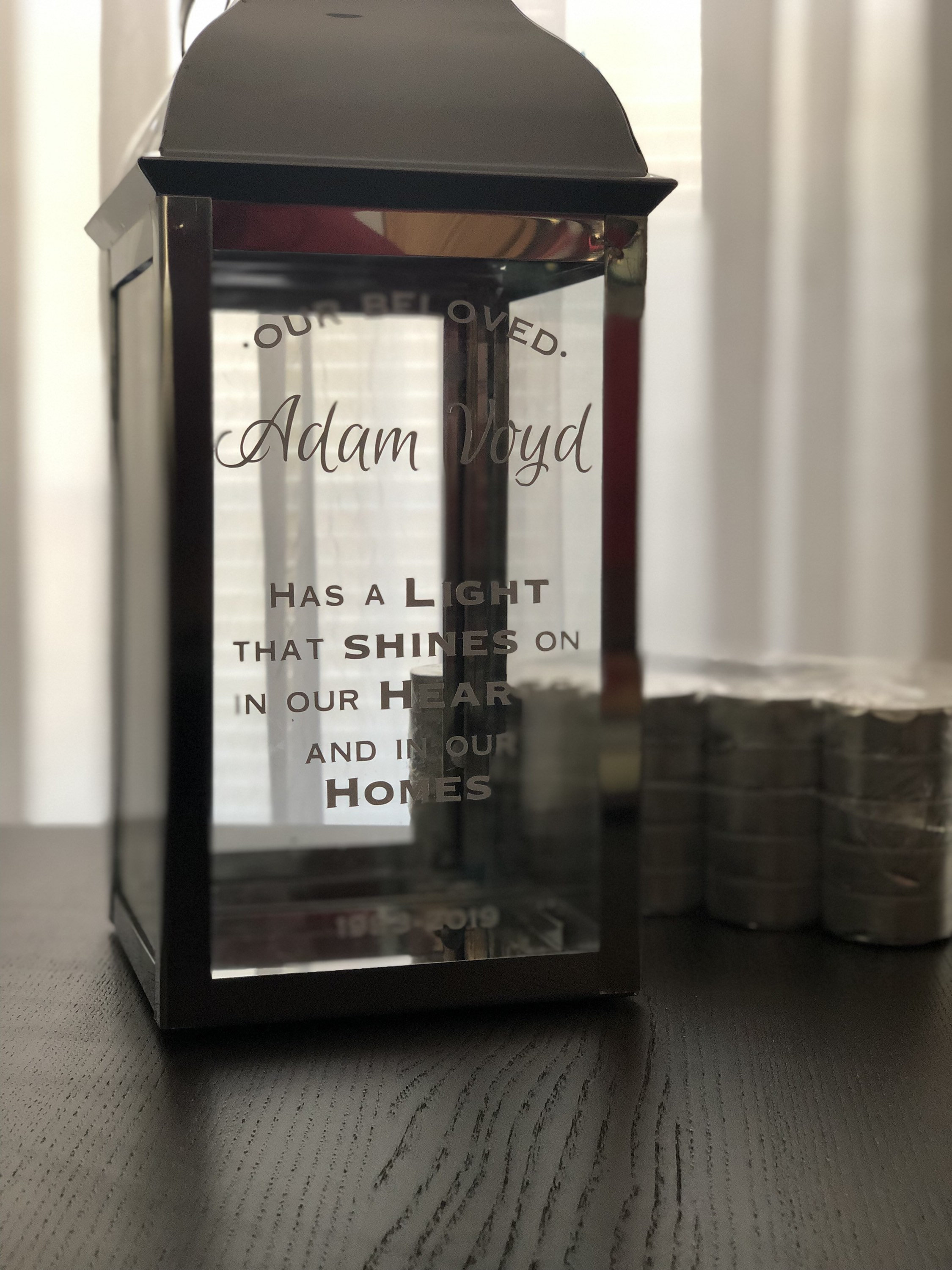 Custom Memorial Lantern to Remember Your Loved Ones - Etsy