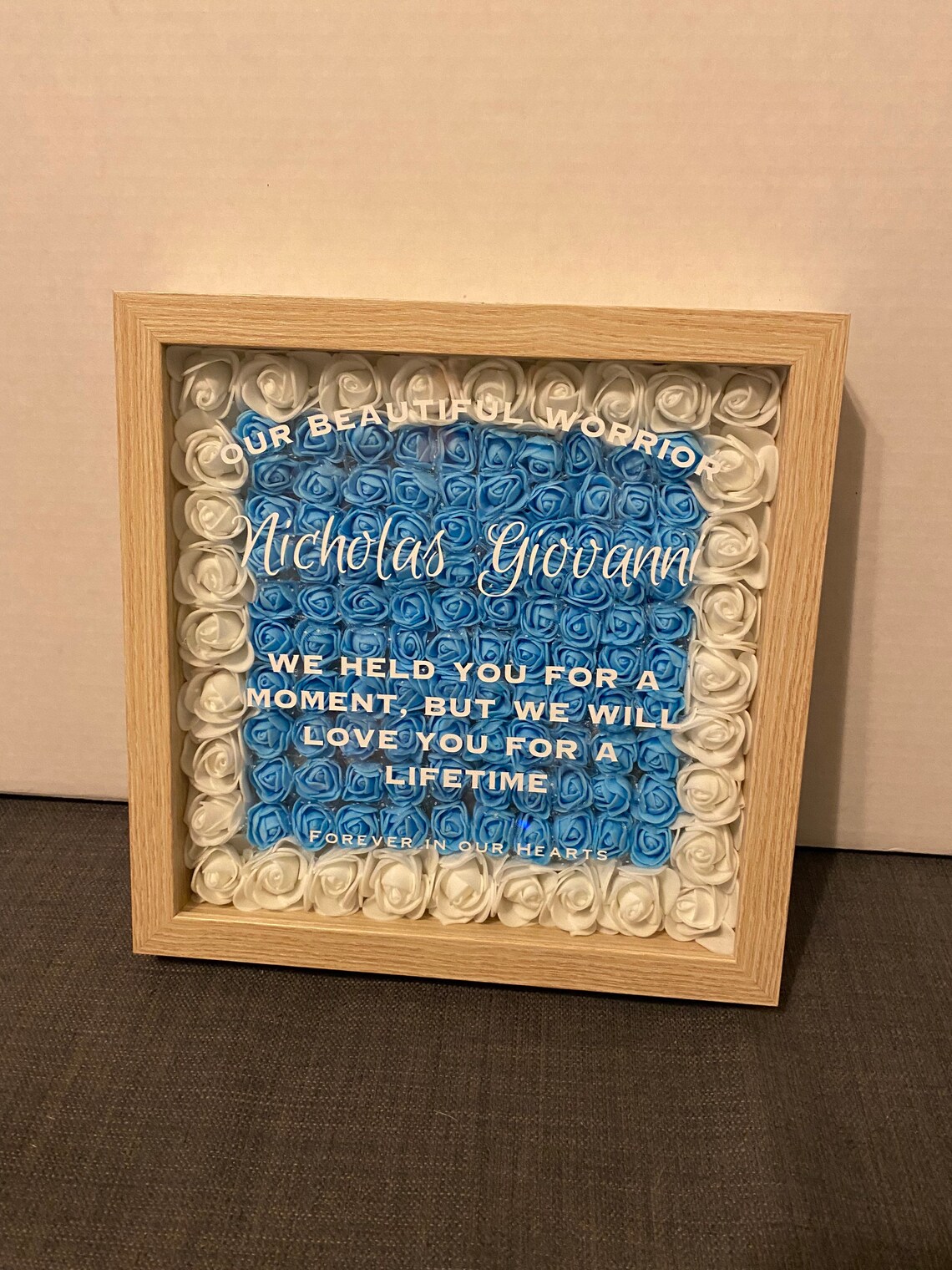 Custom Shadow Box Memorial - Etsy UK