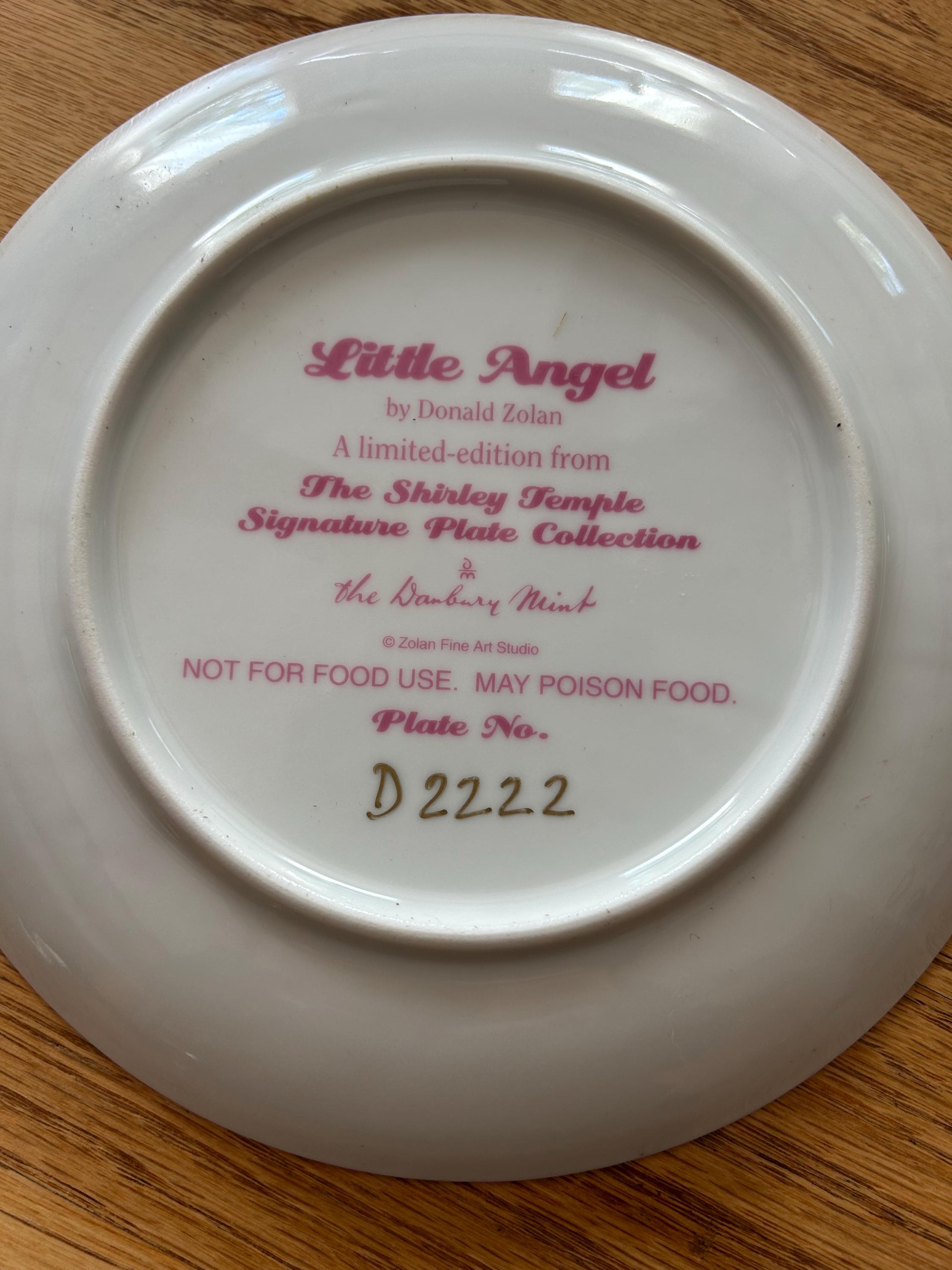Shirley Temple Collectible Plates. Danbury Mint. Set of 8, No Chips No ...