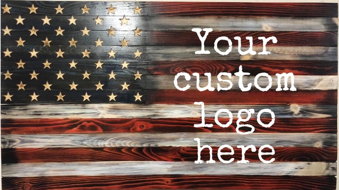 Custom Flag/logo/brand/wall Hanging/wall Decor/home Decor/wooden Flag ...