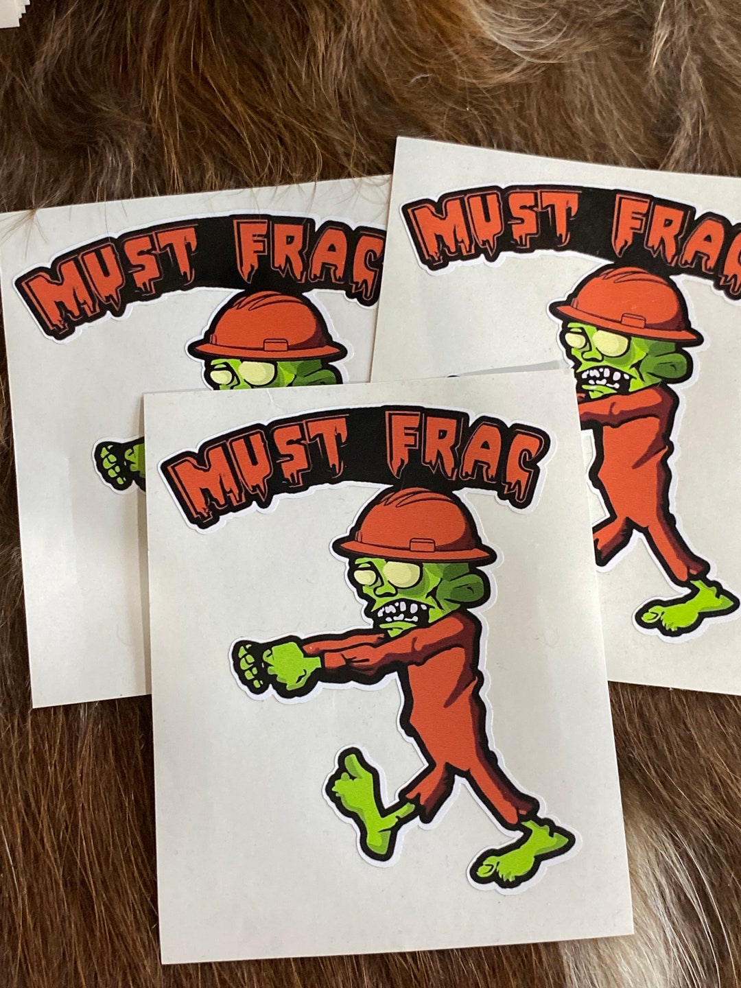 Must Frac/zombie/oilfield Trash/oilfield Stickers/decal/stickers/custom ...
