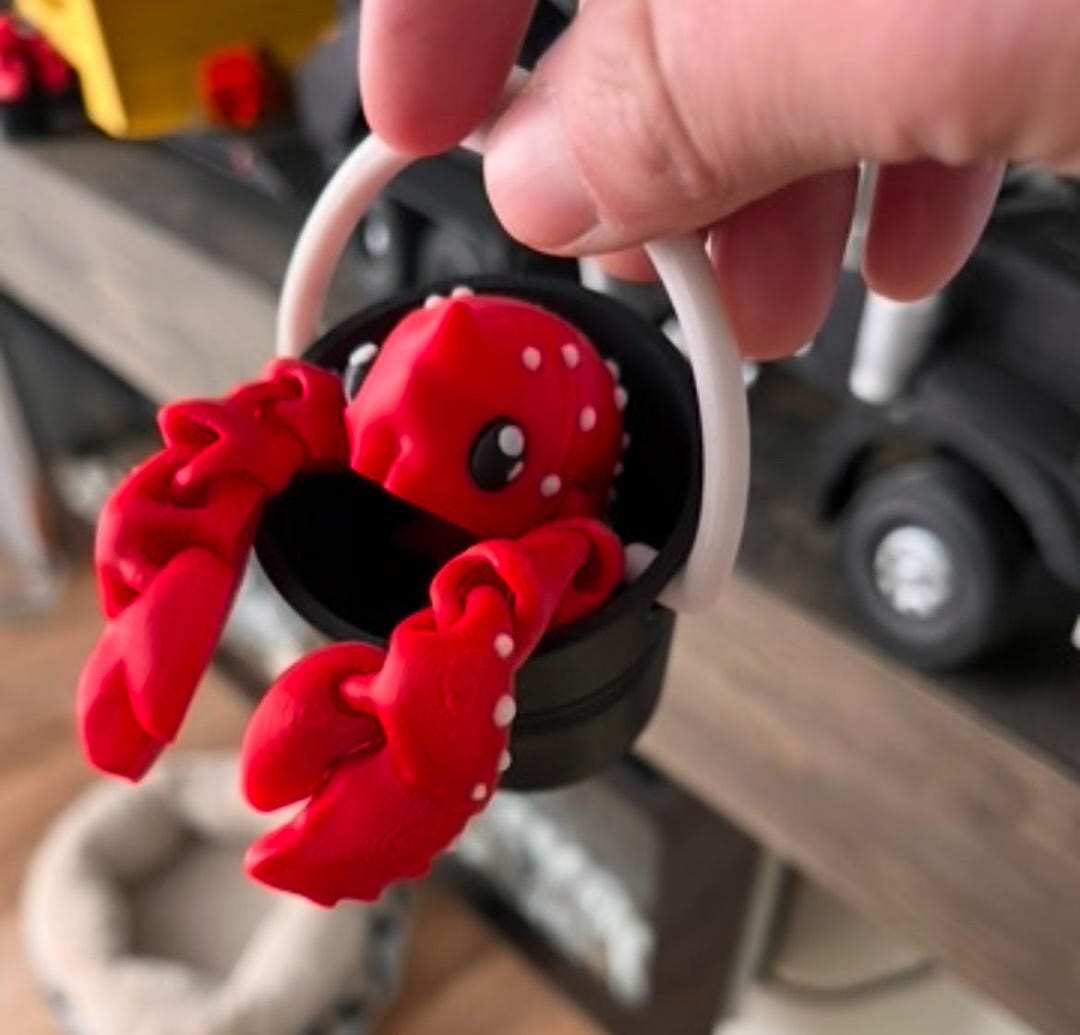 3D Lobster/3d Print/lobster Bucket/articulated/toys/fidget/kids/sea ...