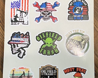 Oilfield Hard Hat Stickers - Etsy Australia