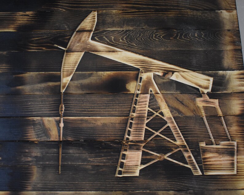 Oilfield/pumpjack/oilfield Decor/gifts/wall Hanging/home Decor/rustic ...