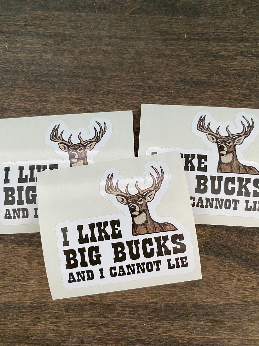Stickers/i Like Big Bucks/i Cannot Lie/funny Stickers/hunting/deer ...