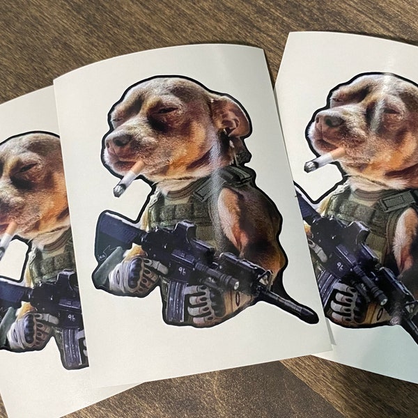 Dog With Backwards Hat Decal - Etsy