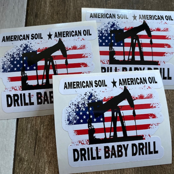 Drill Baby Drill Sticker - Etsy