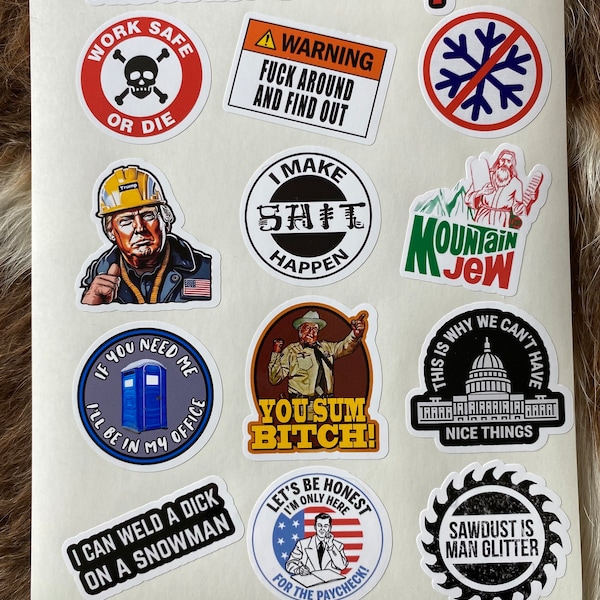 Trump Blue Collar Stickers - Etsy