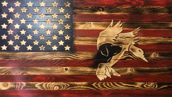 Bird Dog Waterfowl Hunting Wall Decor Wall Hanging | Etsy