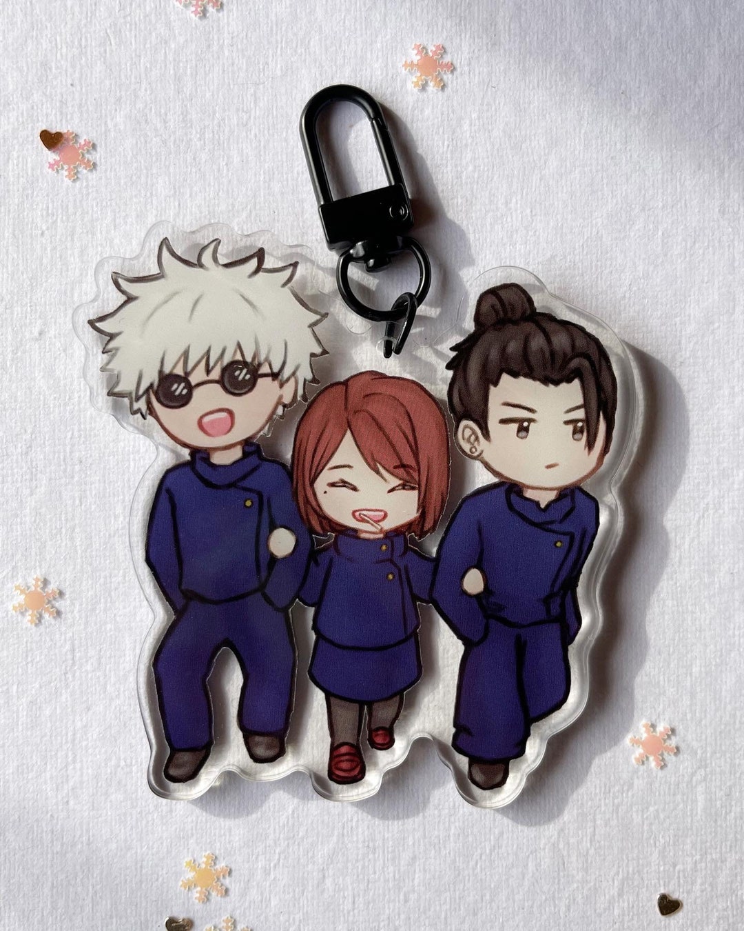 Charm JJK Gojo, Geto, Shoko Trio - Etsy