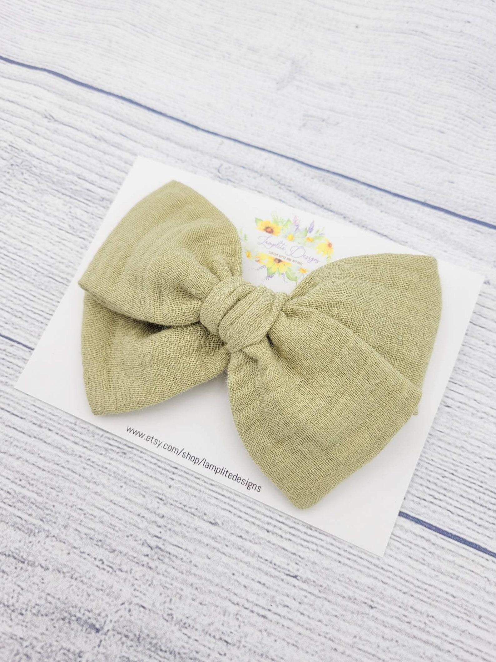 Soft Sage Green Fabric Hair Bow Green Hair Bow Hand Tied - Etsy Israel