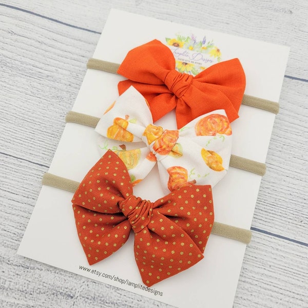 Fall Hair Bow - Etsy