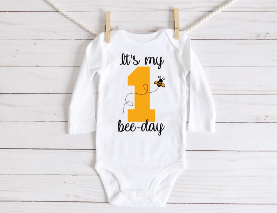 Bee-day Outfit Bee Birthday Bodysuit Shirt 1st 2nd 3rd - Etsy