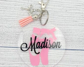 Ballerina Key Chain | Etsy