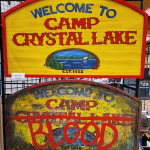 Camp Lake Sign - Etsy