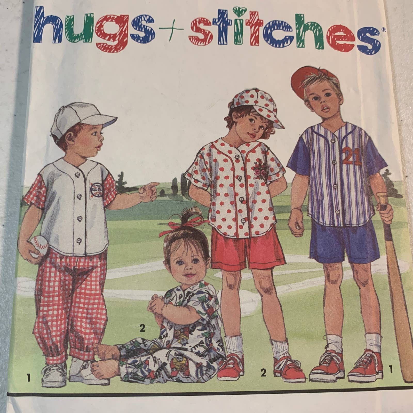 1993 Simplicity 8317 Sewing Pattern Toddler Baseball Shirt - Etsy