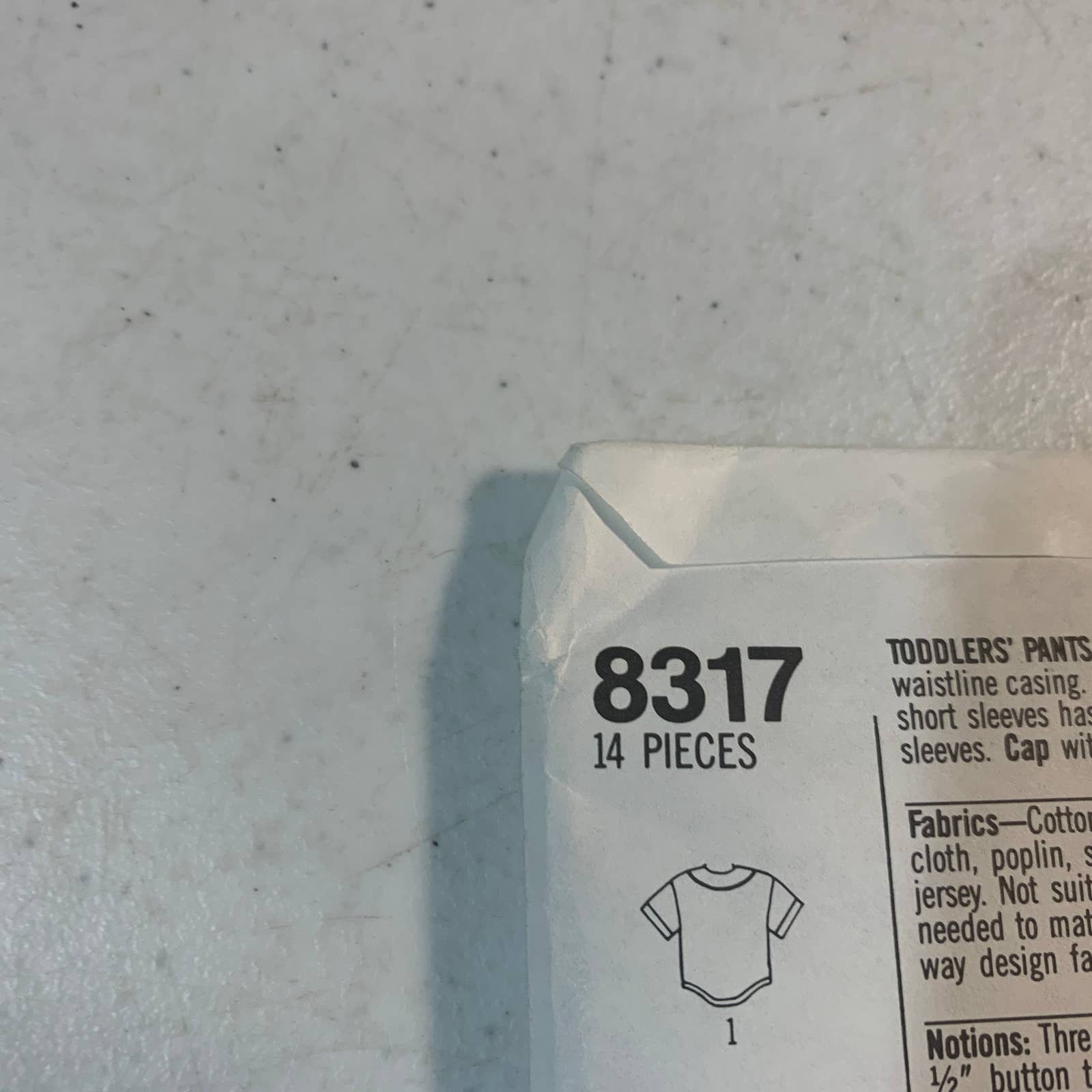 1993 Simplicity 8317 Sewing Pattern Toddler Baseball Shirt - Etsy