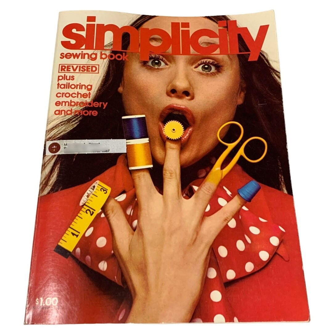 Vintage 1972 Simplicity Sewing Book Revised Soft Cover - Etsy