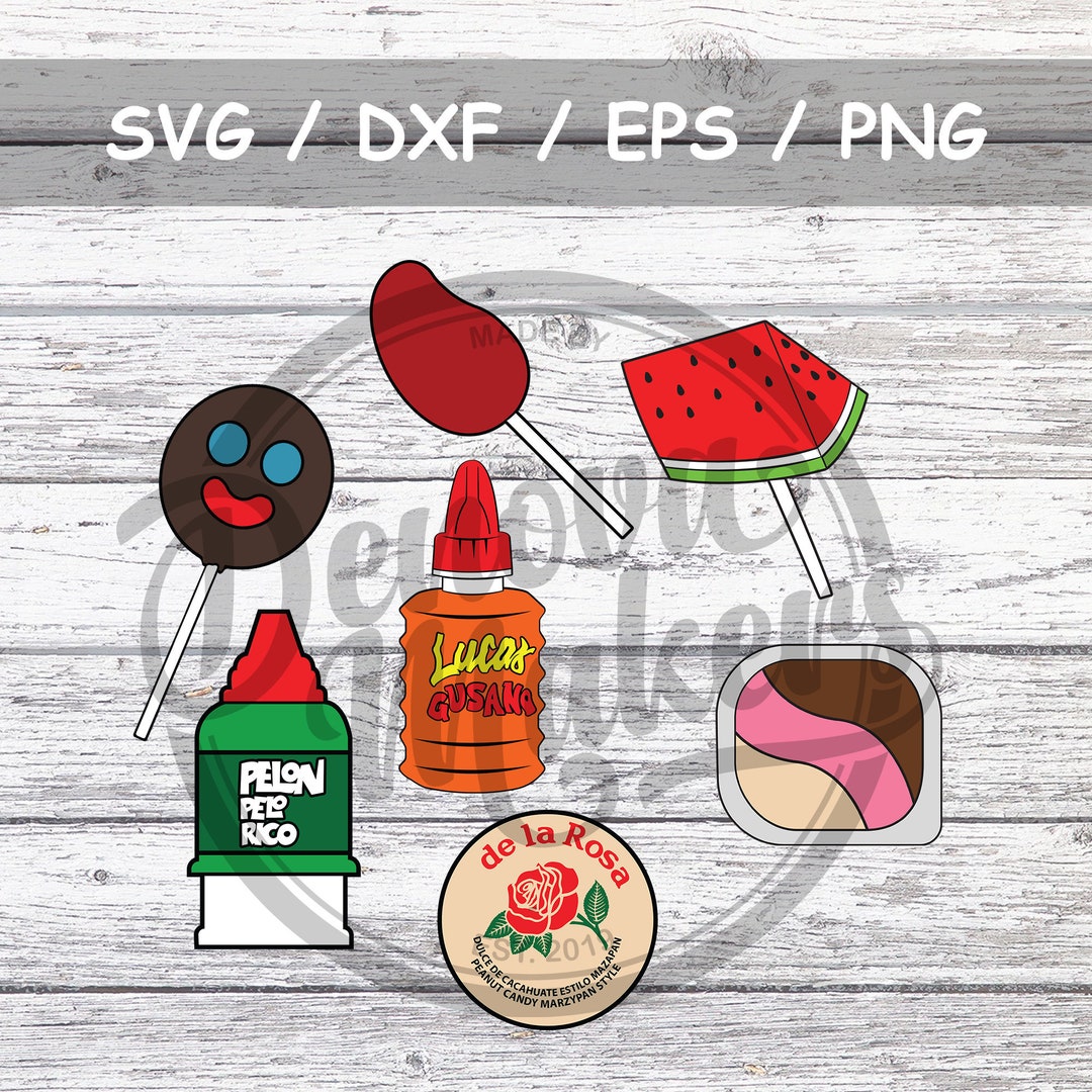 Mexican Candy Cut Files - Etsy