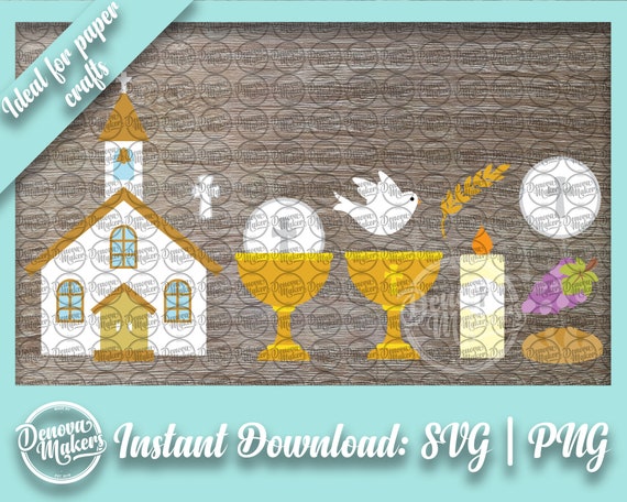 First Communion SVG Bundle - Etsy