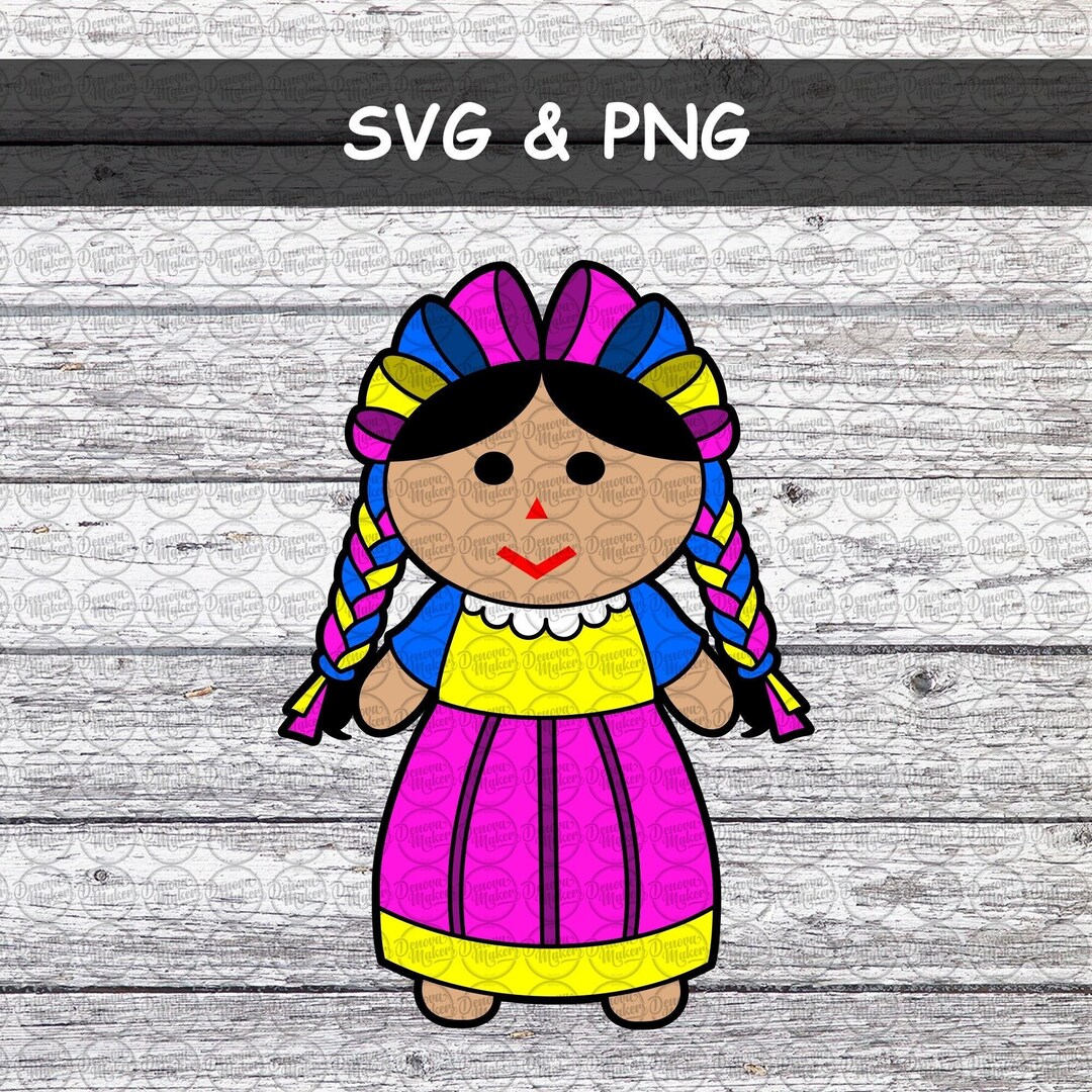Muneca Queretana SVG - Etsy