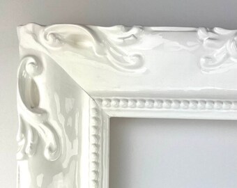 White Glossy Frame - Etsy