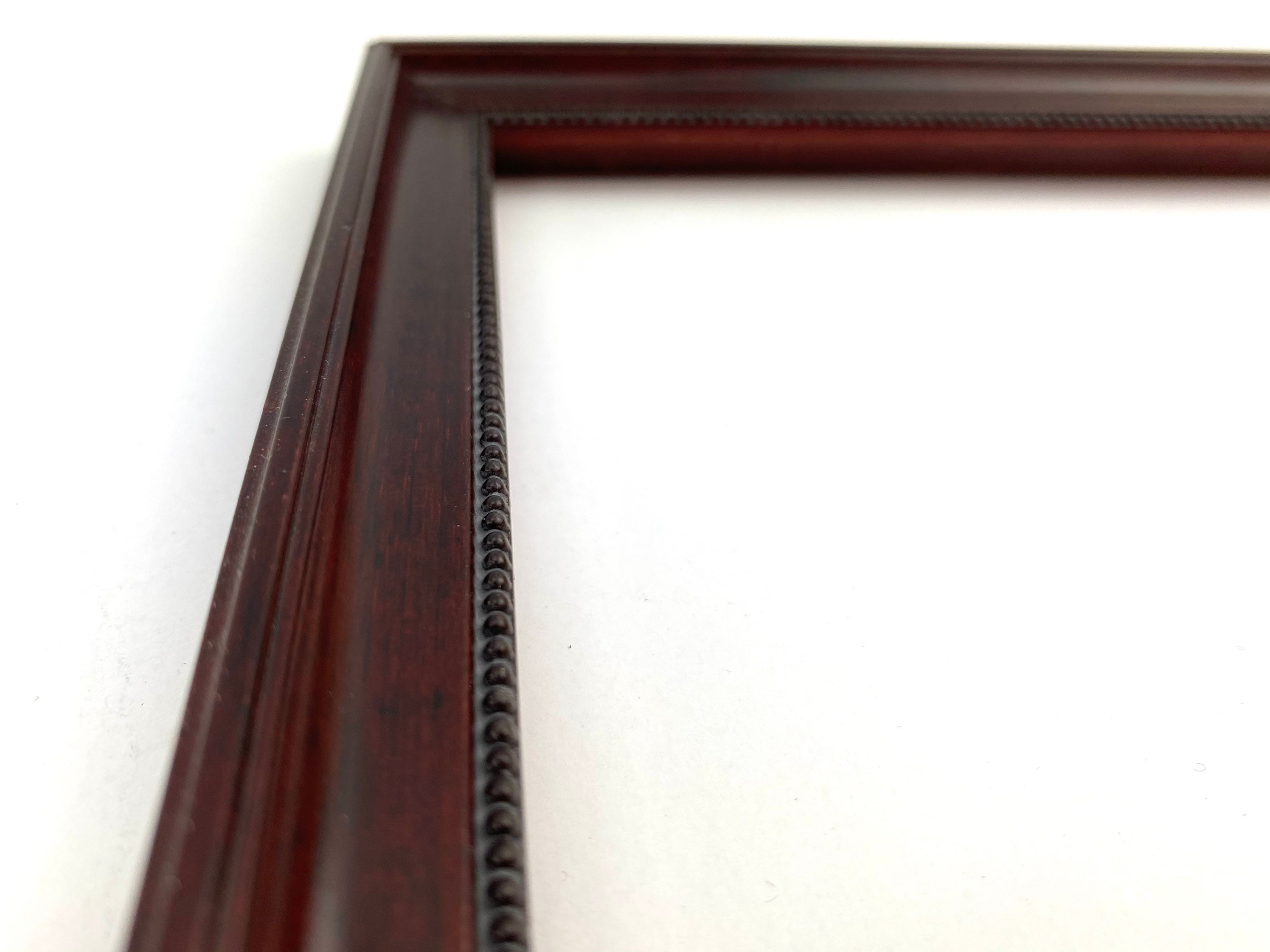Fine Mahogany W/beads Frame 8 X 10 -last Stock - Etsy