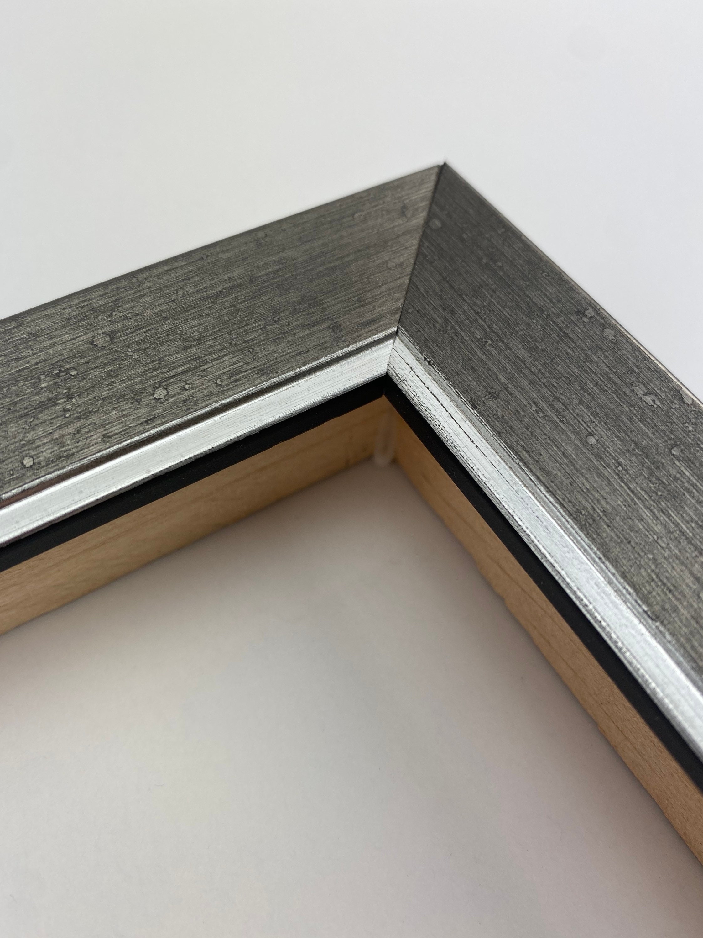 Mottled Pewter Square W/step Frame 11 X 14 - Etsy