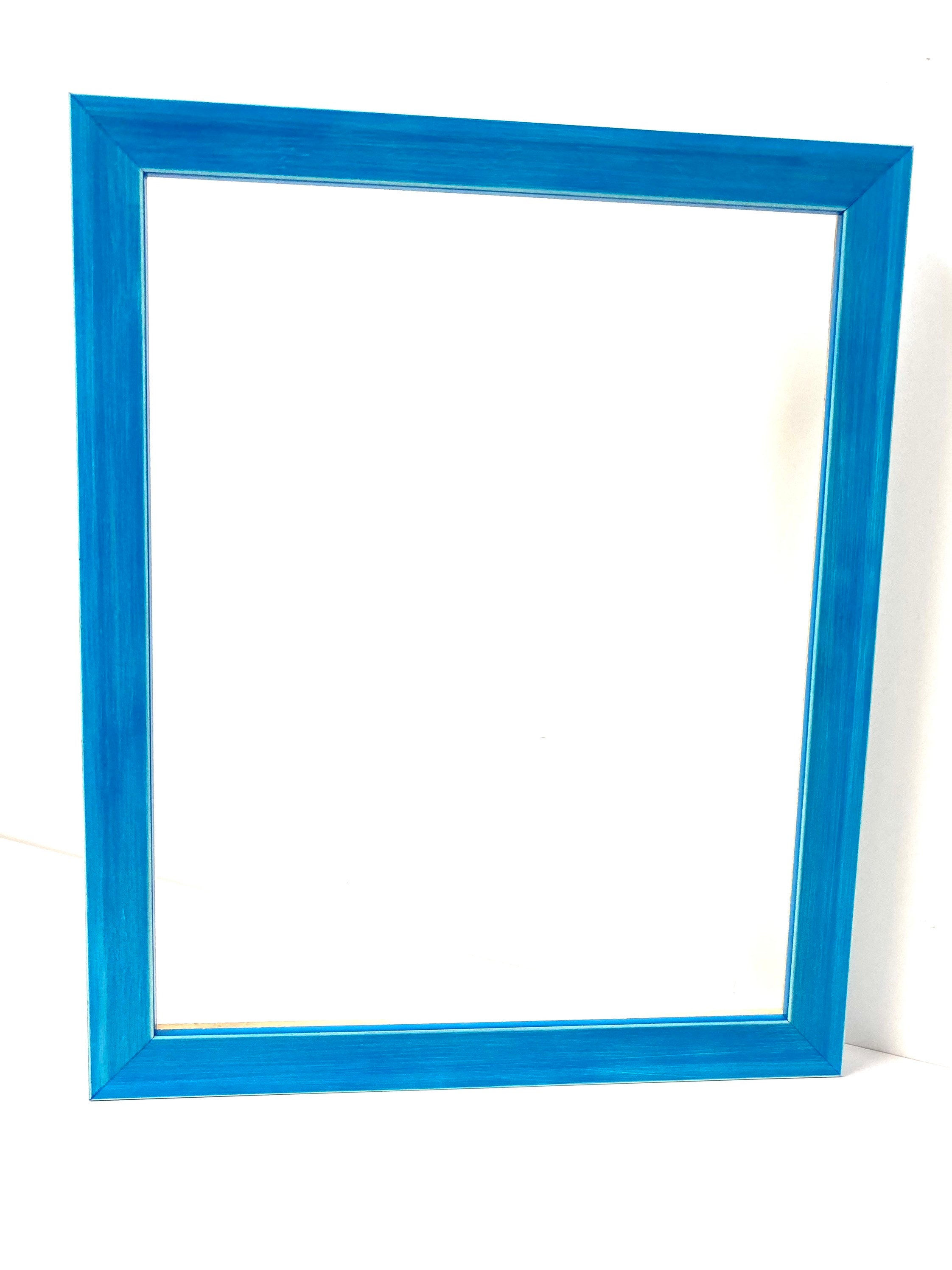 Azul brillante marco fino-8 x 10 | Etsy